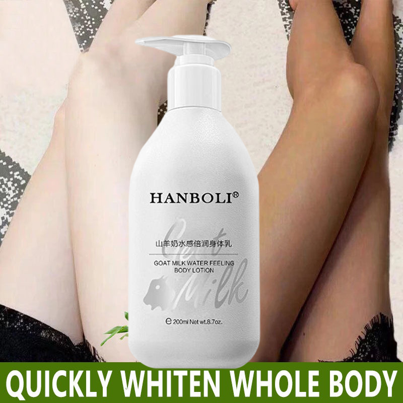 Goat Milk Whitening Body Lotion Moisturizing Remove Melanin Lighten Skin Smooth Whitening Lotion ...