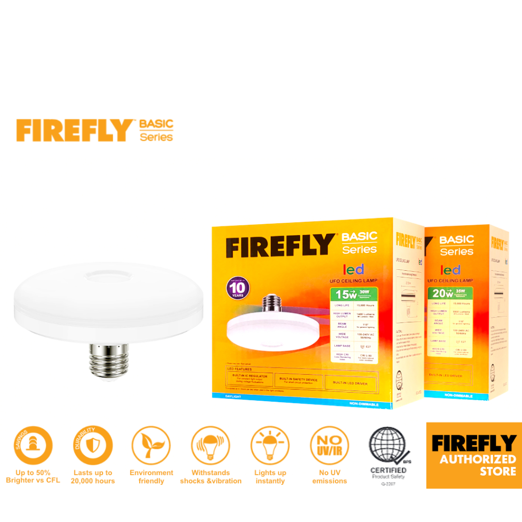 Firefly Basic Series UFO LED Downlight | Shopee Philippines
