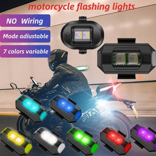 7 color usb charging rechargeable LED flash motorcycle warning light ...