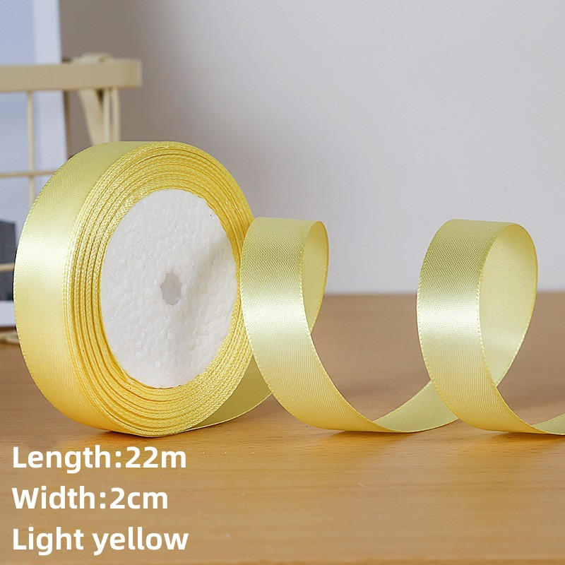 (2cm/25 yards/roll) Satin Ribbon Wholesale Gift Packing Christmas ...