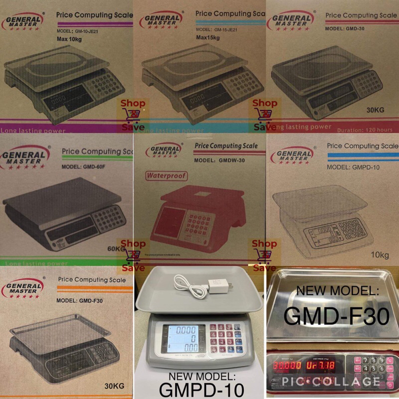 ORIGINAL GENERAL MASTER / DIGITAL SCALE / TIMBANGAN / PRICE COMPUTING ...