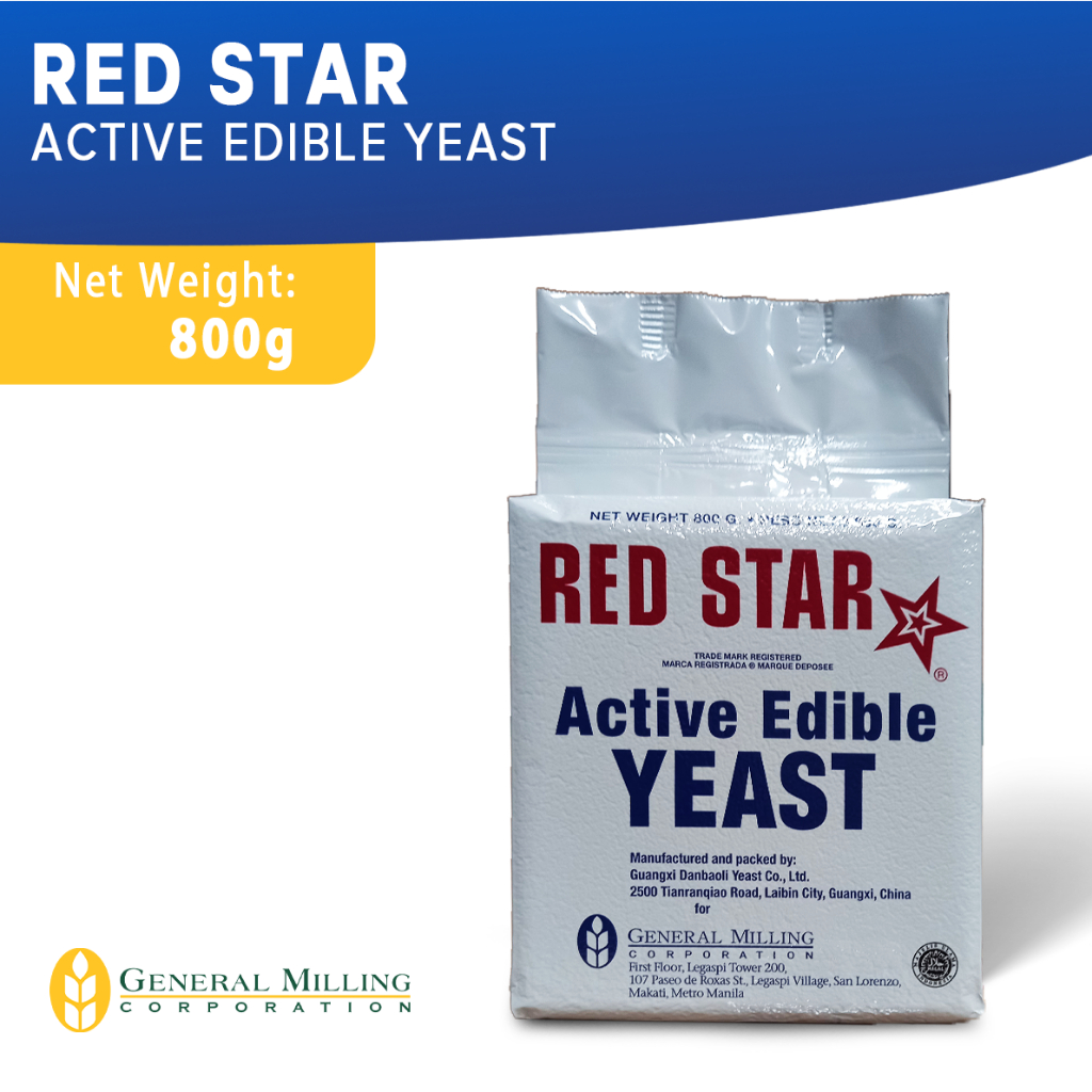 Red Star Active Edible Dry Yeast 800g | Shopee Philippines