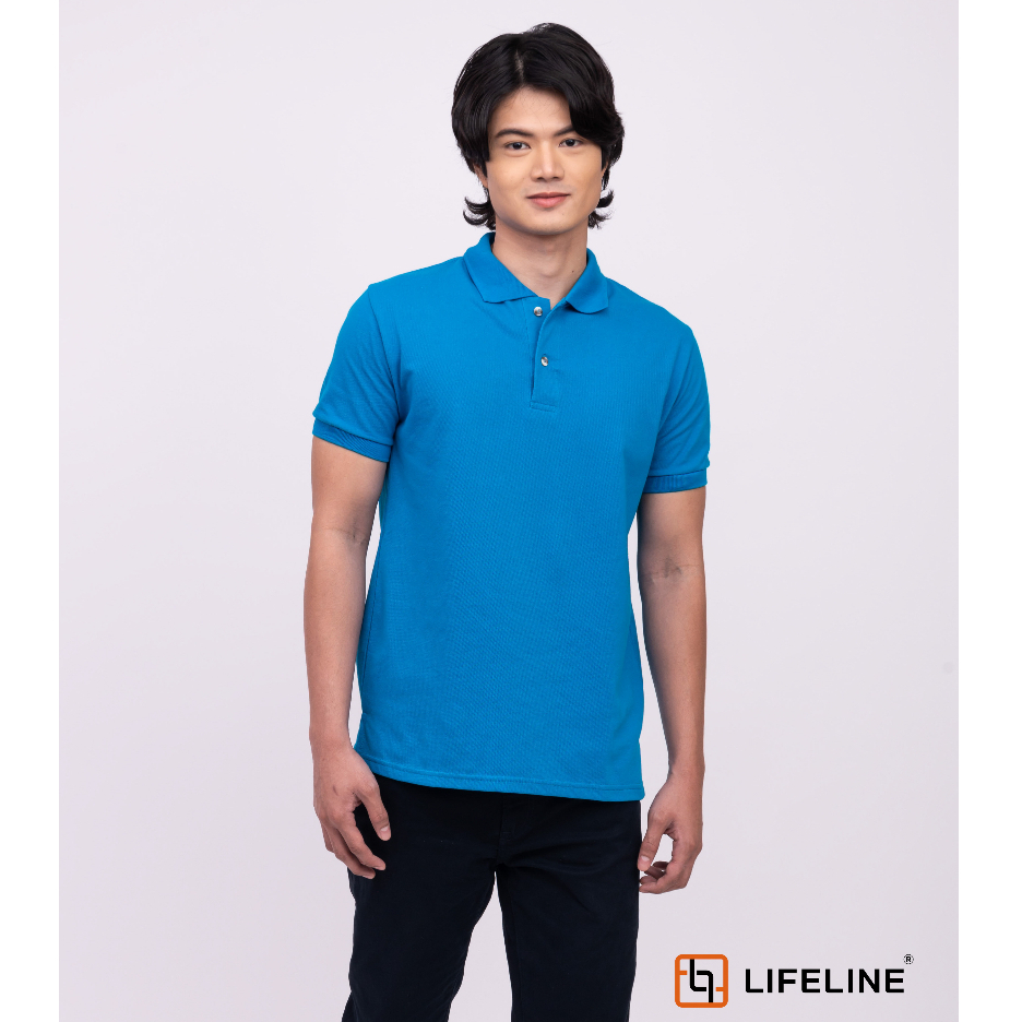 Lifeline Polo Shirt (White | Blue Ice | Aqua Blue | Royal Blue | Navy ...