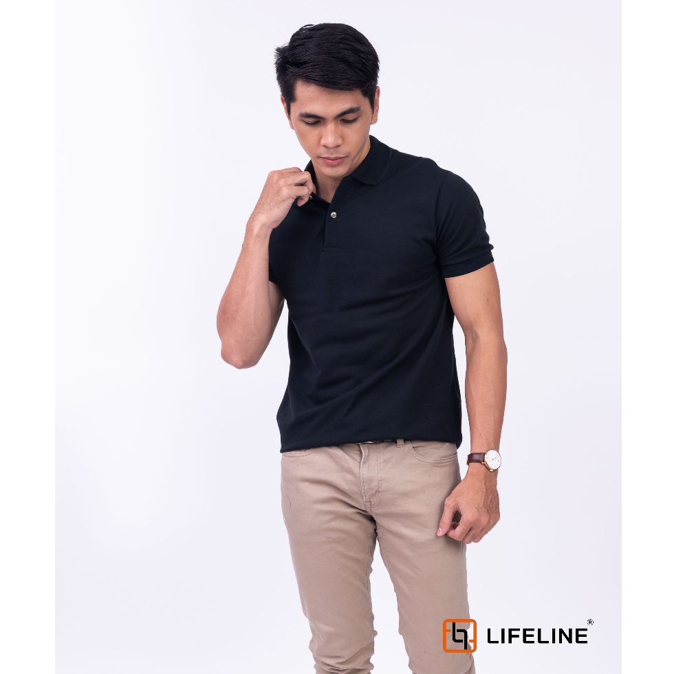 Lifeline Polo Shirt (Black | Silver Gray | Heather | Stone Gray | Maize ...