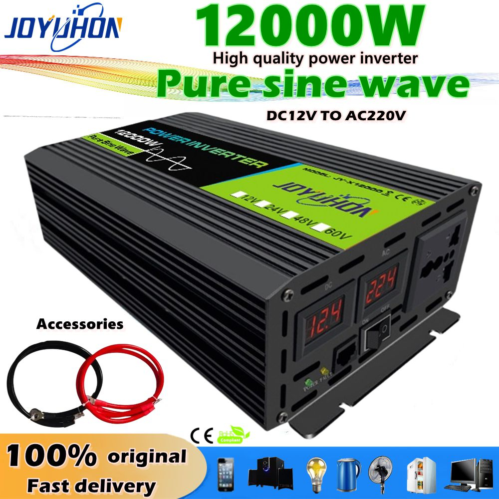 JOYUHON 3000W/10000W/12000W Pure Sine Wave Power Inverter Converter ...