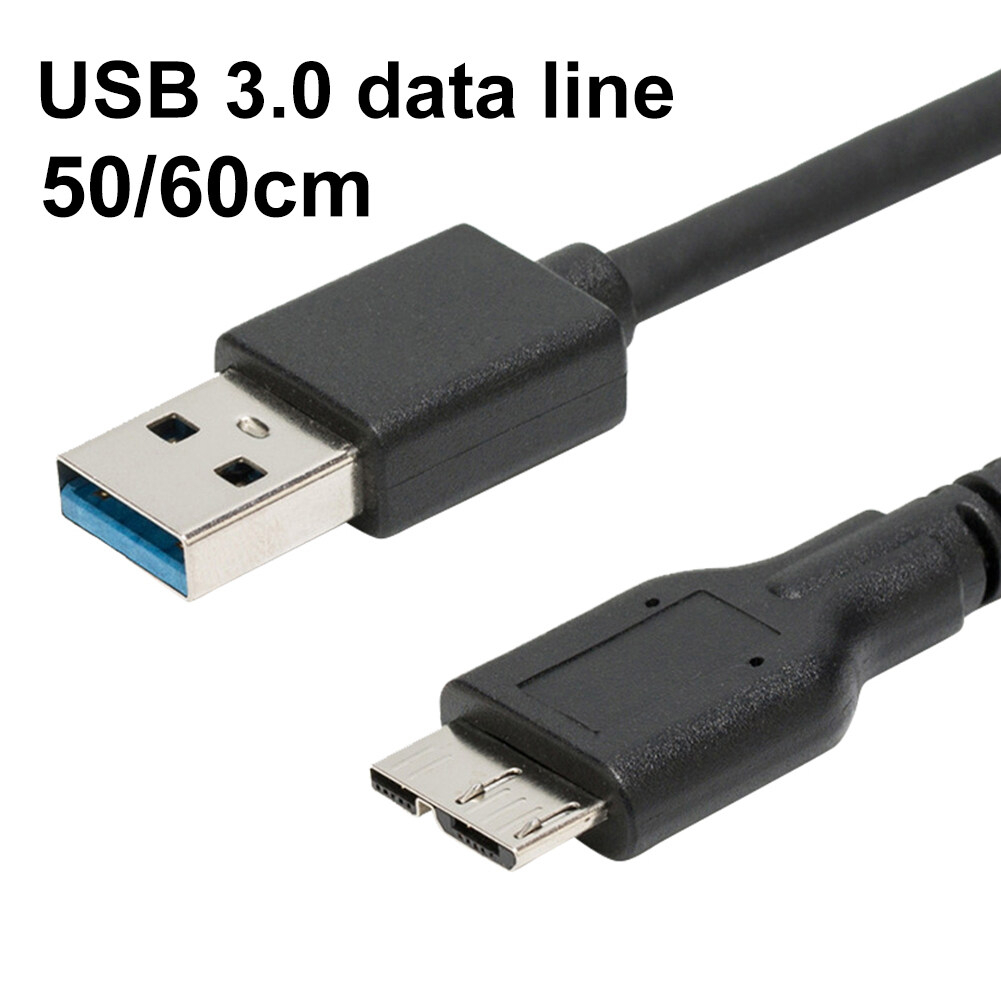 30cm High Speed USB 3.0 Male A To Micro B Data Hard Drive Disk HDD ...