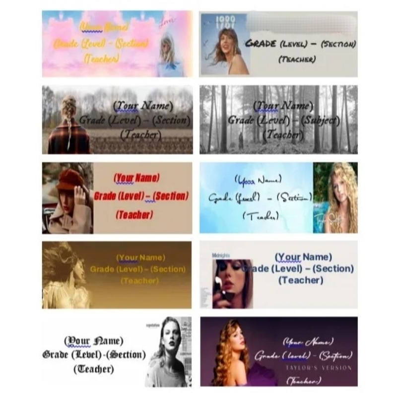 Taylor Swift Merch (Subject Lable) Sticker (Costume/Personalized ...