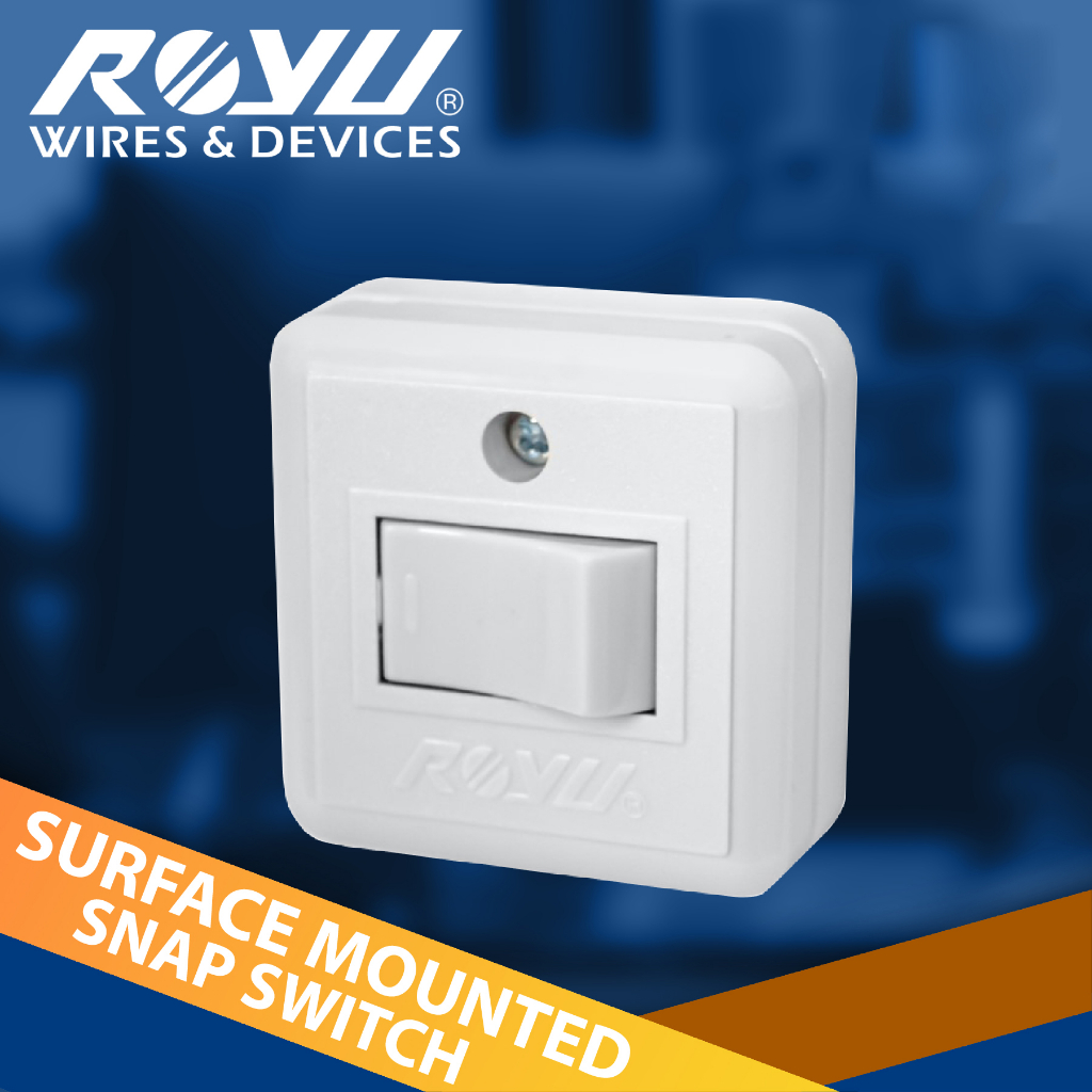 Royu Surface Mounted Snap Switch | Shopee Philippines