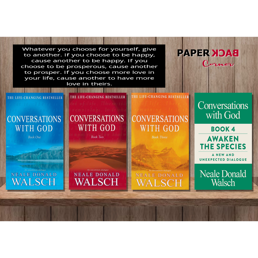 Conversations with God: An Uncommon Dialogue, Book 1 - 4 by Neale Donald Walsch BESTSELLER ...