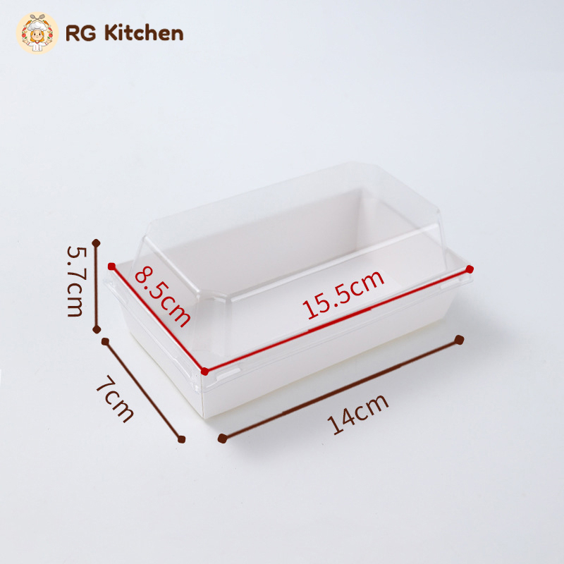 COD Kraft Sushi Tray Sandwich Box with Lid Pastry Dessert Box Sandwich ...