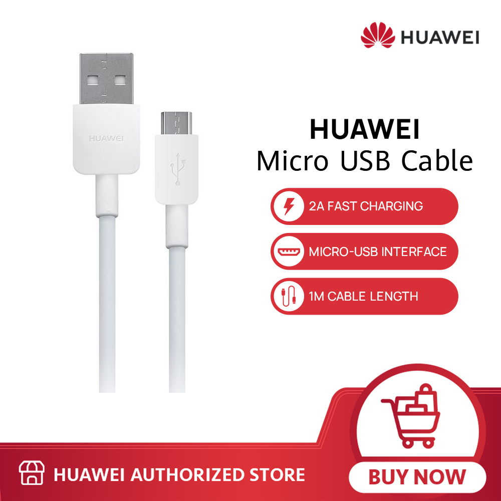 Huawei Micro Usb Charging Cable 2a 1m Fast | Shopee Philippines