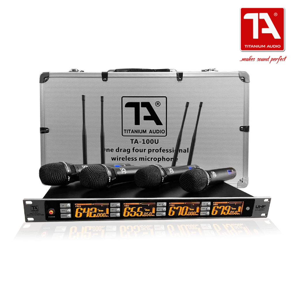 Titanium Audio TA 100U / Uhf Wireless Microphone / 4 Channel Wireless ...