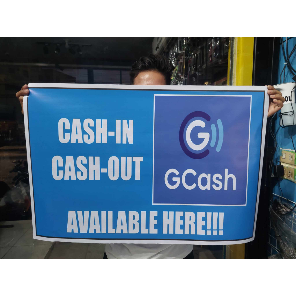 GCASH Tarpaulin 2ftx3ft Quality Tarp | Shopee Philippines