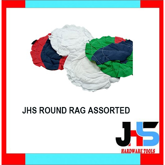 JHS multipurpose cleaning Rag Round paint basahan bilog colored/ white ...
