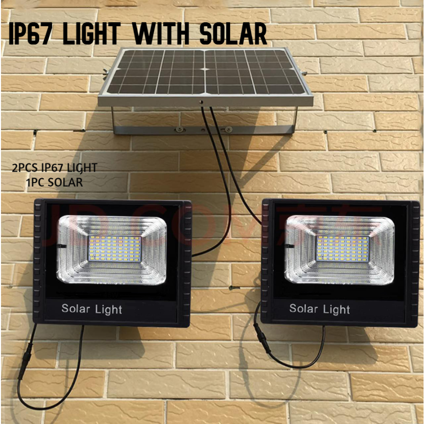 Double IP67 Solar Light With One Solar Panel 100W, 200W, 300W And 500W Heavy Duty Solar Led ...