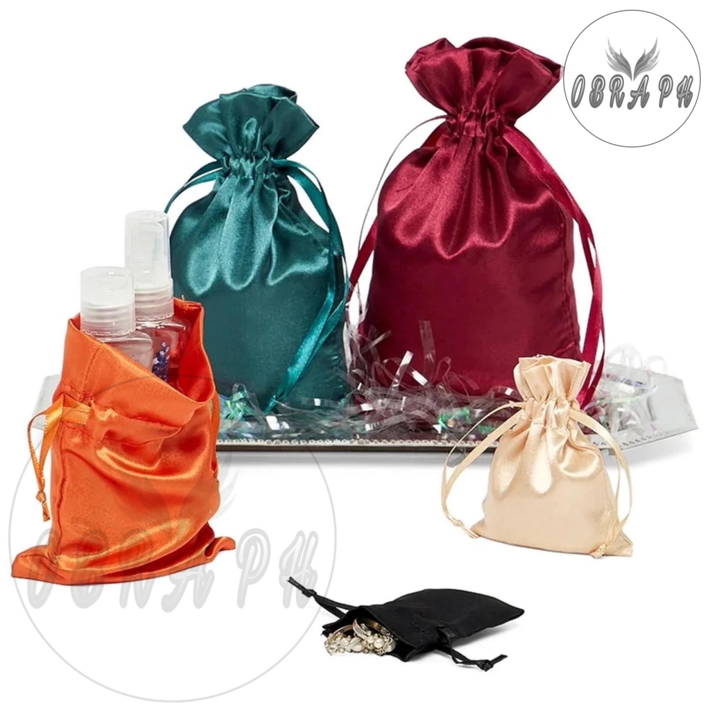 Mini Satin Pouch Luxurious Satin Silk Drawstring Pouch Perfect for ...