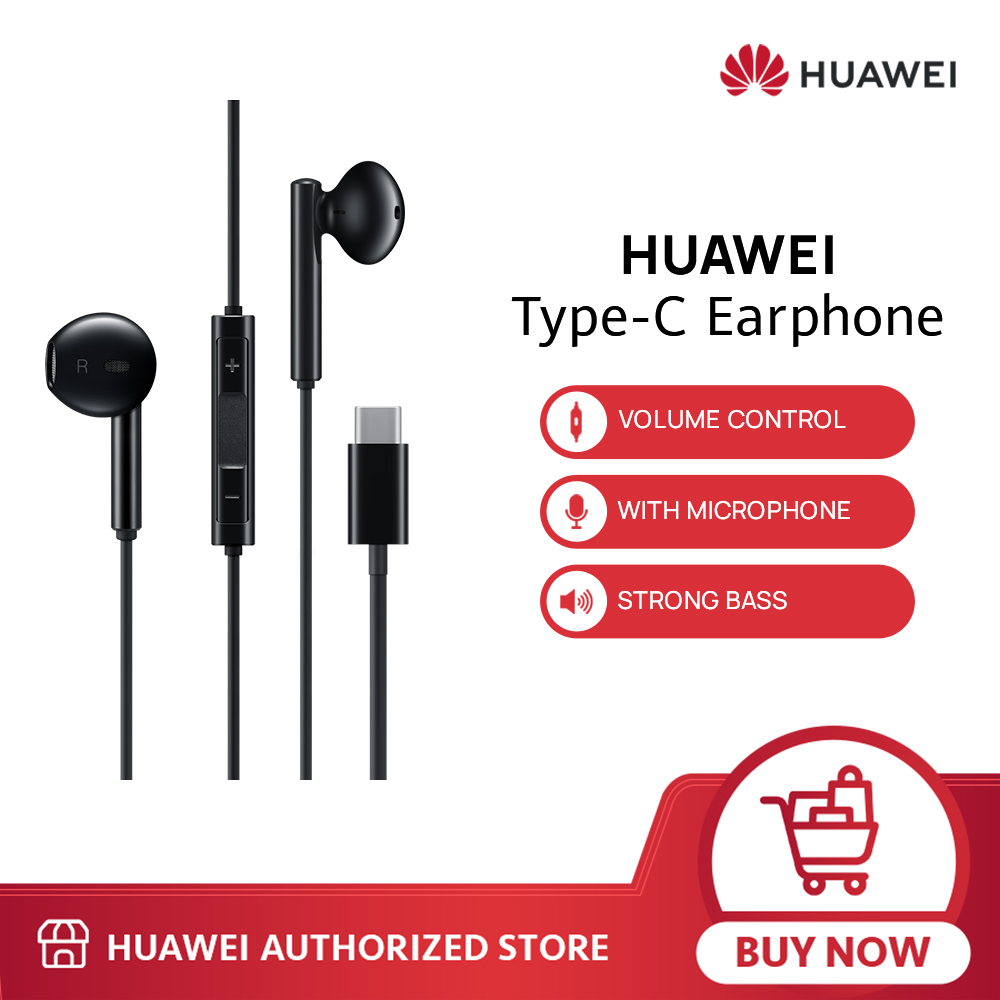 HUAWEI Type-C Wired In-Ear Earphone | Shopee Philippines