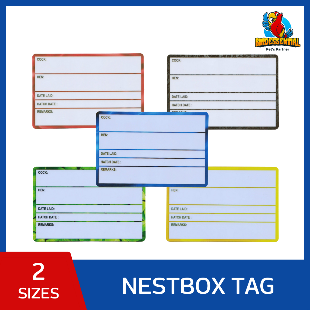 Nestbox Breeder Tag (small/big) | Shopee Philippines