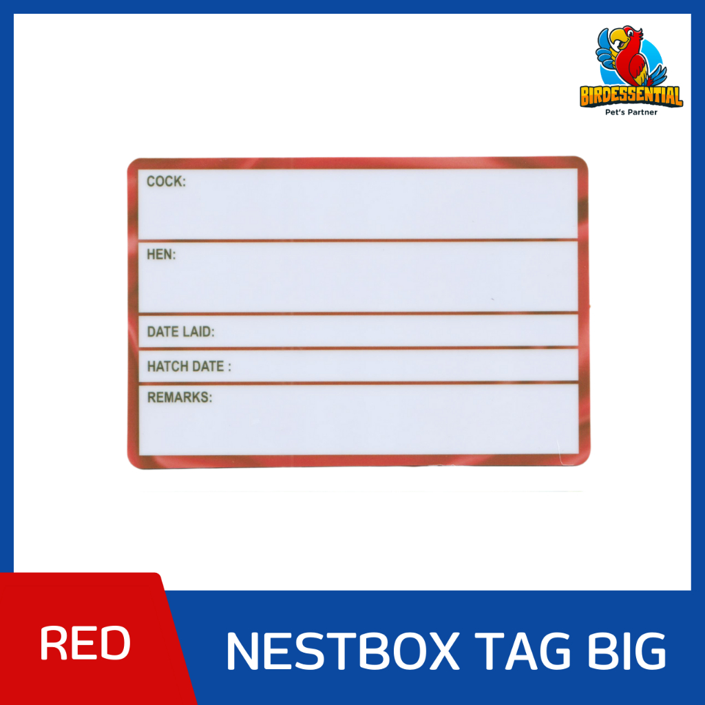 Nestbox Breeder Tag (small/big) | Shopee Philippines