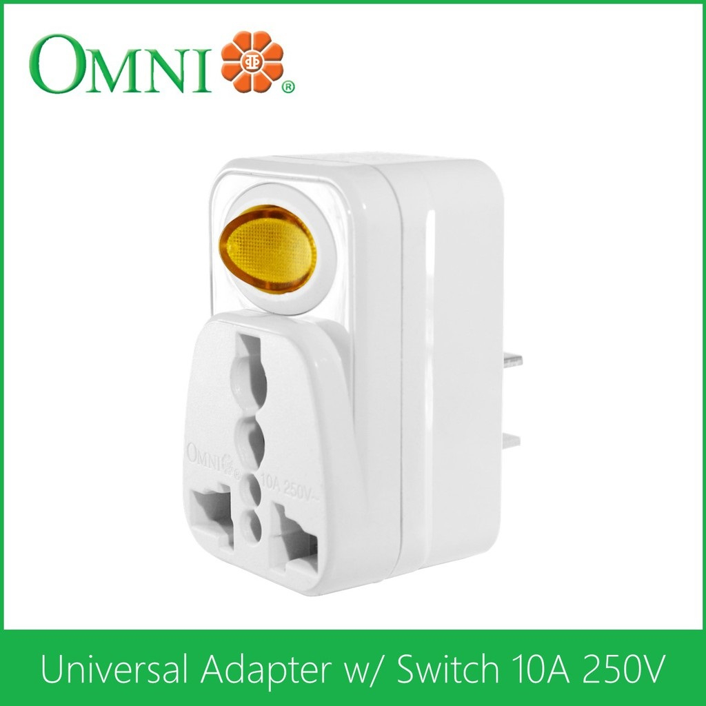 OMNI UNIVERSAL ADAPTER WITH SWITCH SOCKET OUTLET WUS-102 | Shopee ...