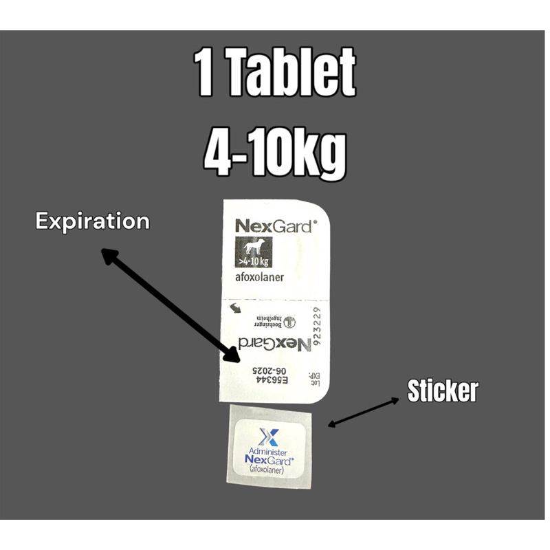 Nexgard & Spectra Chewable Tablet (Sold Per Tablet & Per Box) | Shopee ...