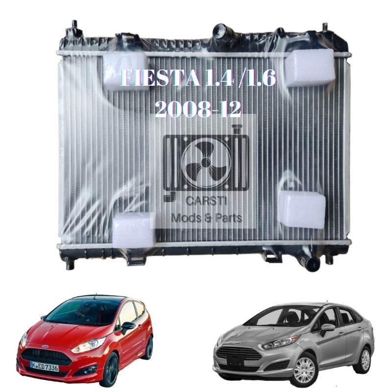 Radiator Fiesta Ford 1.4 1.5 1.6 2 Row 26mm engine 2008-16 | Shopee ...