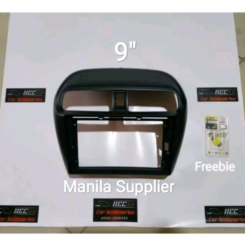 Mirage 9" Panel Fascia for Android Unit Stereo Conversion G4 Hatchback ...