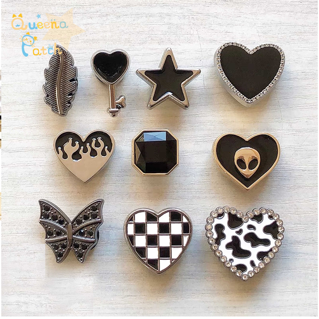 Black Diamond Metal Jibbitz Advance Shoe Buckle Shoe Accessories ...