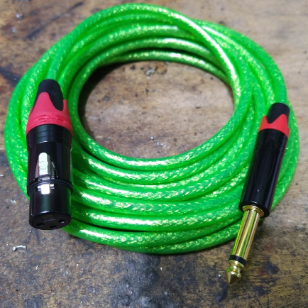 Heavy Duty Microphone Wire for professional use GREEN | Shopee Philippines