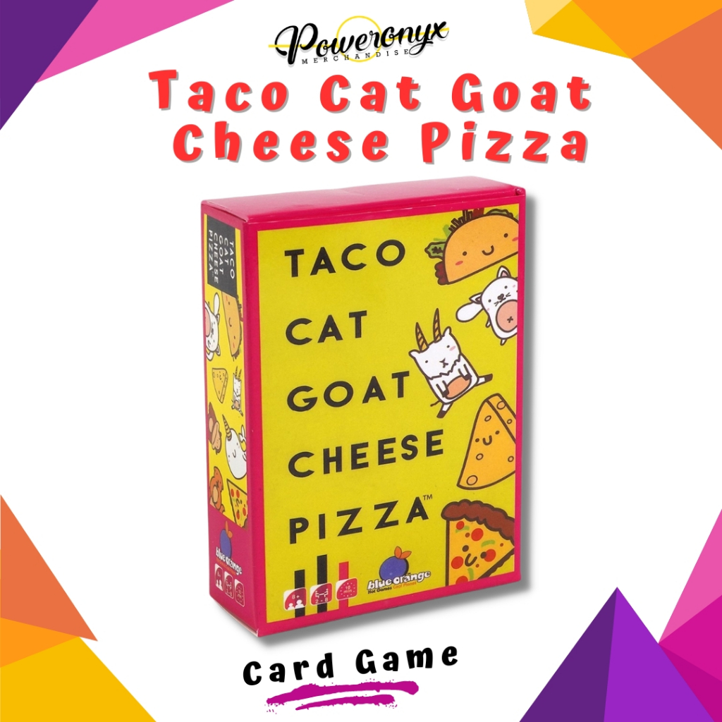 Taco Cat Goat Cheese Pizza Card Games Party Games | Shopee Philippines