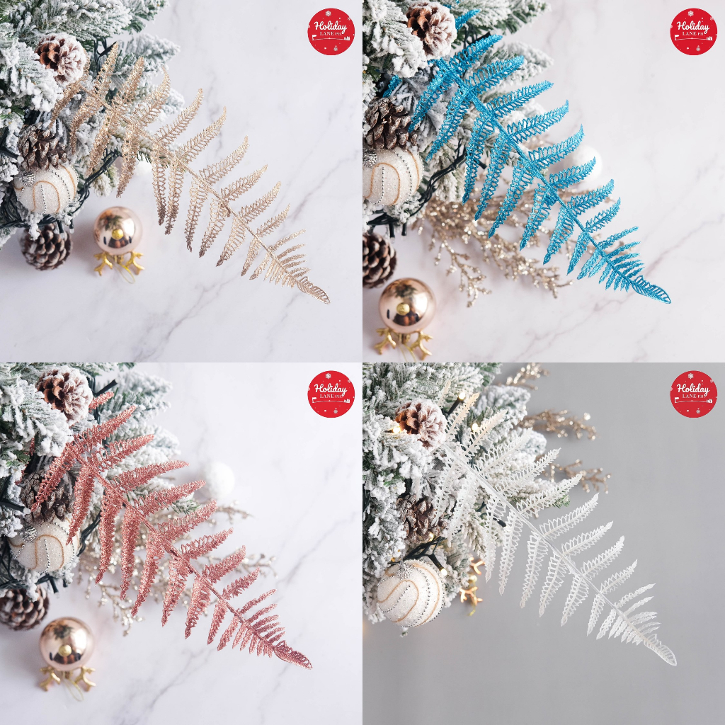 Fern Leaves Christmas Decor Ornament 1 PC | Shopee Philippines
