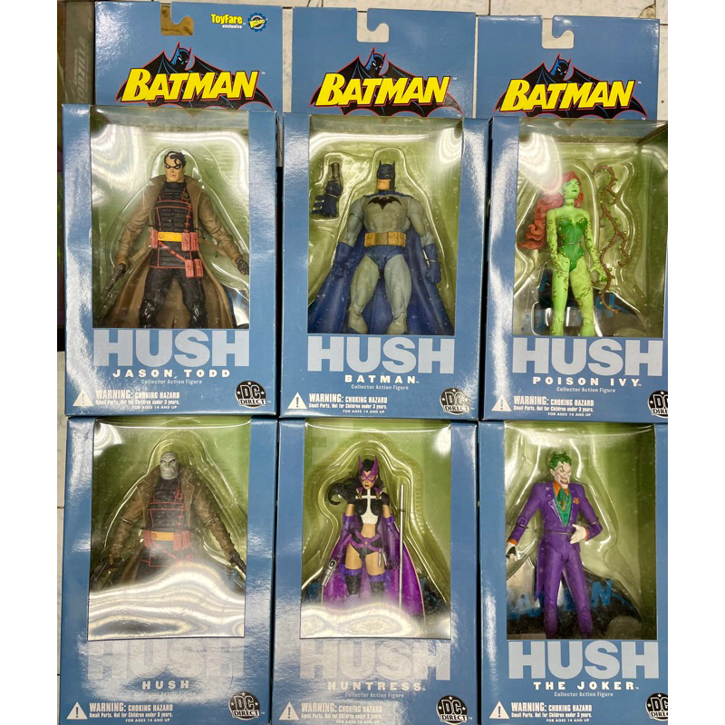 DC Direct Batman Hush Jason Todd, Batman, Huntress, Hush, Joker, Poison ...