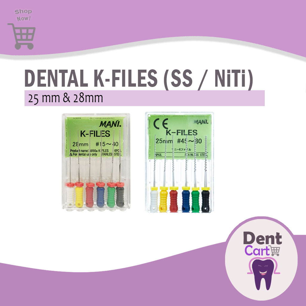 Dental K Files 25mm 28mm (SS & NiTi) | Shopee Philippines