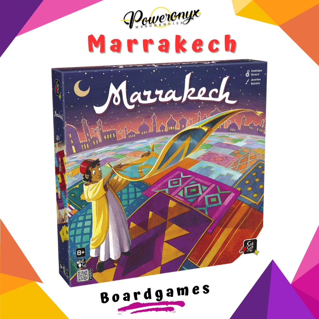 Marrakech | Strategy Game for Families and Adults Boardgames | Shopee ...