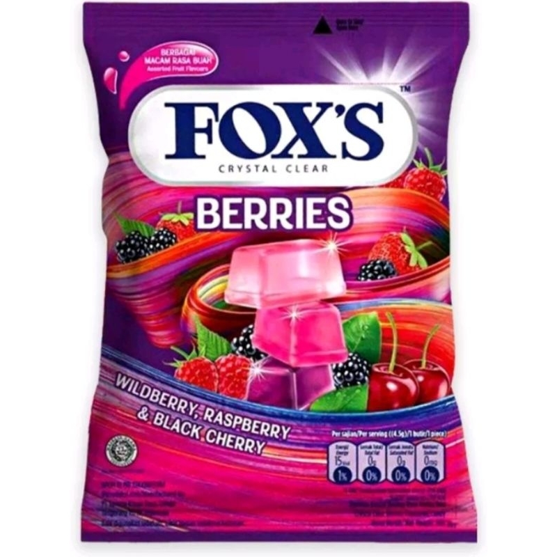 Fox Fox's Crystal Clear Candy Fruit Flavored | Shopee Philippines