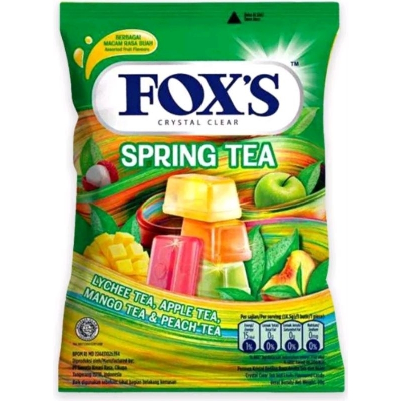 Fox Fox's Crystal Clear Candy Fruit Flavored | Shopee Philippines
