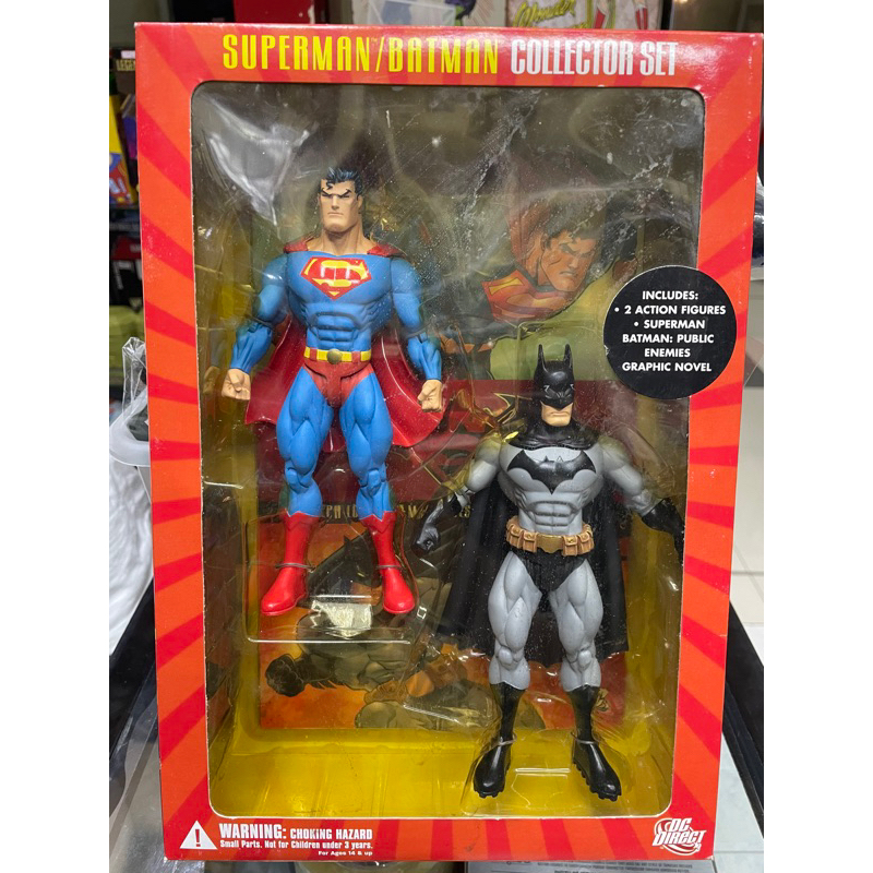 DC Direct Superman Batman Collectors Set | Shopee Philippines