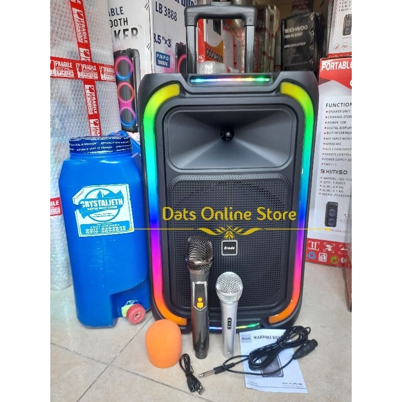 Professional Sound System Bluetooth Karaoke Speaker FREE Wireless ...