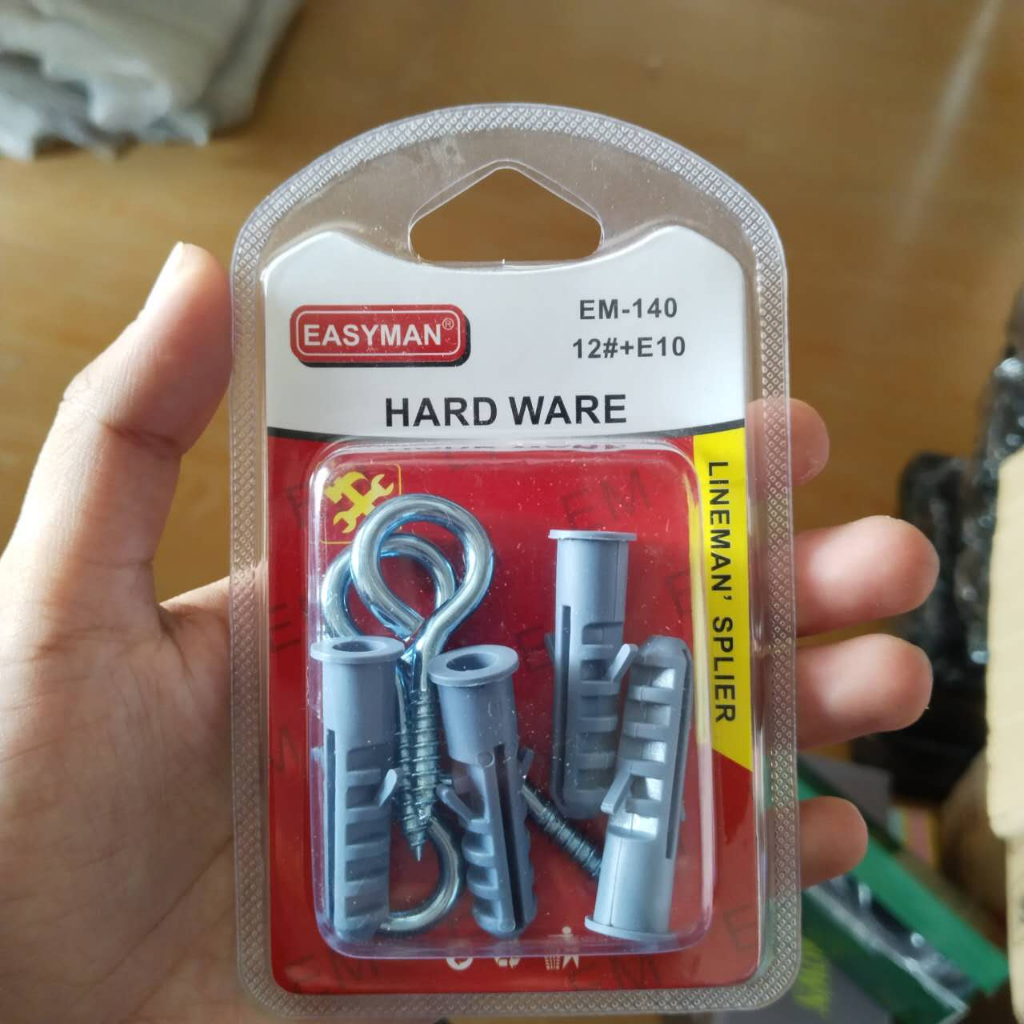 KINLEY COD EYE RING SET WITH TOX SELF TAPPING SCREW ADHESIVE HOOK RING ...