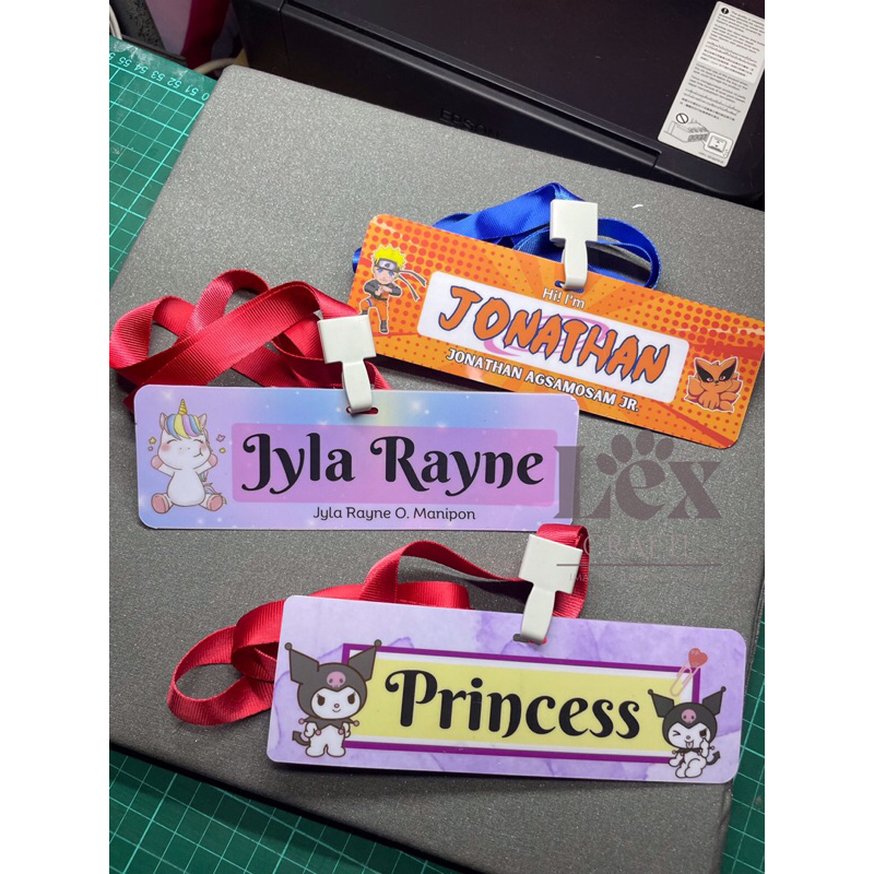 PVC NAME TAG / Name Tag / part 1 | Shopee Philippines