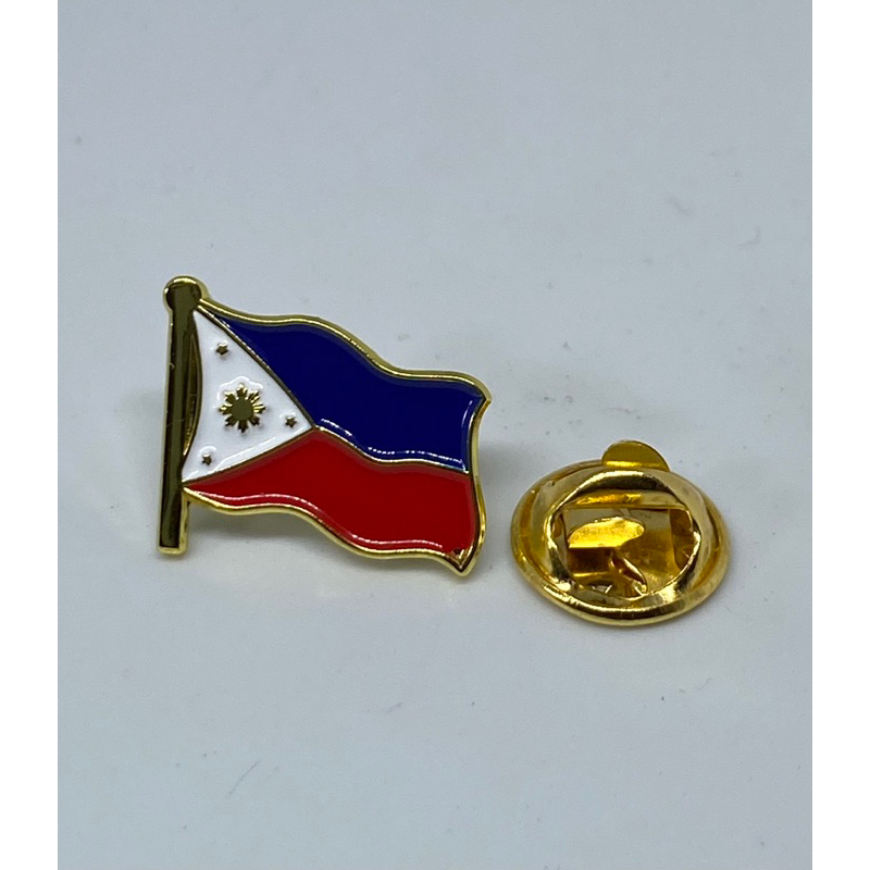 Pinoy Pride | Philippine Flag Collar Pin | Butterfly back Clip | Shopee ...