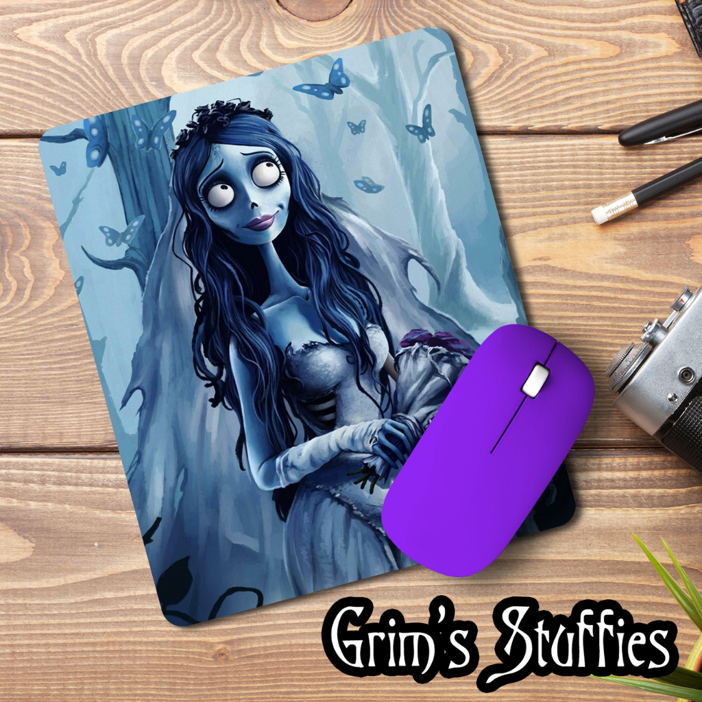 Corpse Bride Mouse Pad + Tim Burton, Emily, Victor | Shopee Philippines