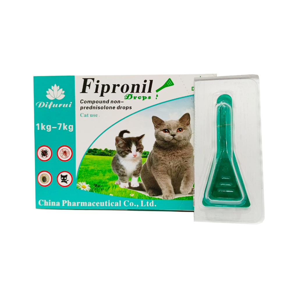 Fipronil Drops Spot-on Flea & Tick Treatment for Dogs & Cats - Sold per ...
