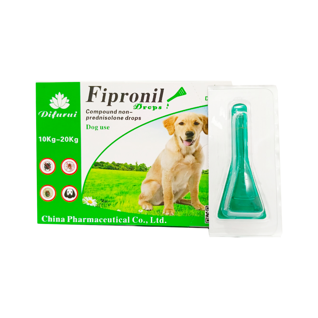 Fipronil Drops Spot-on Flea & Tick Treatment for Dogs & Cats - Sold per ...