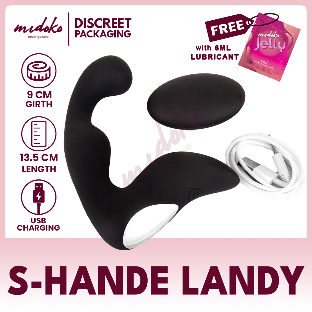 Midoko S Hande Landy Rtc Wireless Remote Controlled Prostate Massager Anal Vibrator Sex Toys