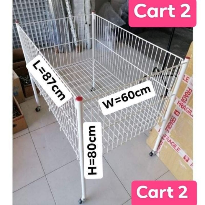BARGAIN RACK BARGAIN CART HEAVY DUTY with WHEELS | Shopee Philippines