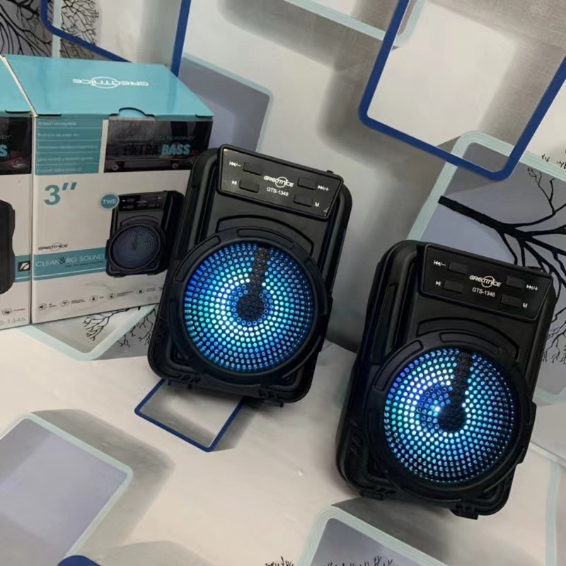 GTS 1346 wireless Bluetooth Speaker 3inch | Shopee Philippines