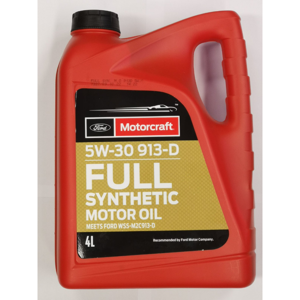 Motorcraft 5w30 Fully Synthetic Gas Diesel Motor Oil 4 Liters Meets