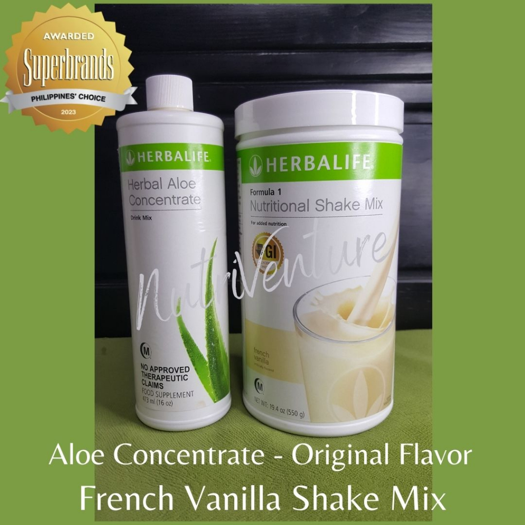 AUTHENTIC Nutritional Shake Mix and Aloe Concentrate Combo (Any Flavor ...