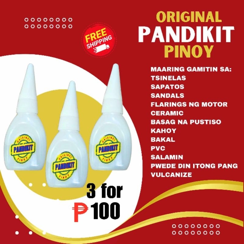 ORIGINAL Pinoy Pandikit(YELLOW) | Shopee Philippines